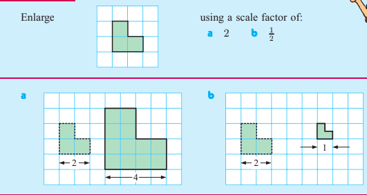 8C1MAT21: Enlargement and Reduction example | MHOL